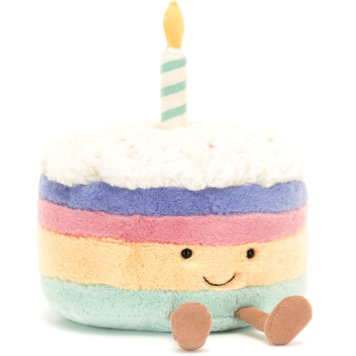 Jellycat Amuseable Rainbow Birthday Cake Medium – Shower Me With Love